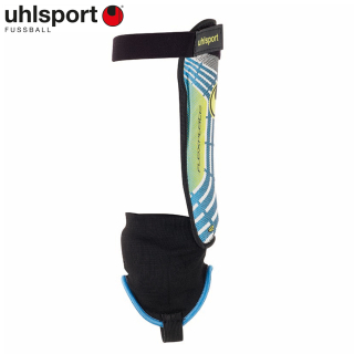 Uhlsport Schienbeinschützer FLEX PLATE schwarz/ fluo gelb, 12,99